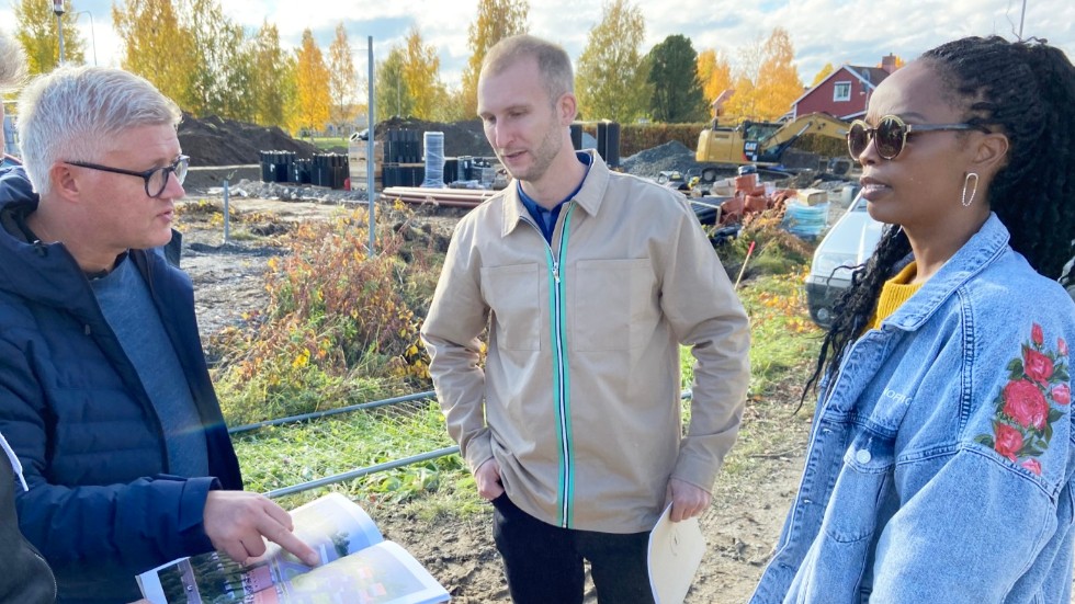 Nu börjar bygget av nya radhusområdet på Anderstorp: ”Kul att få träffa ...