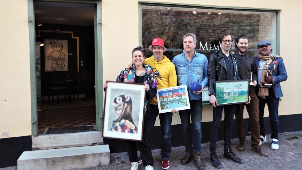 Antikbutiken blev till galleri under pandemin