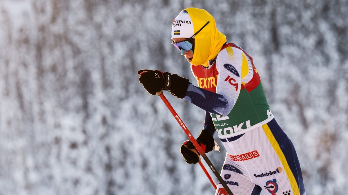 Modig efter kalla loppet: "Jag får nog gå och snöbada"