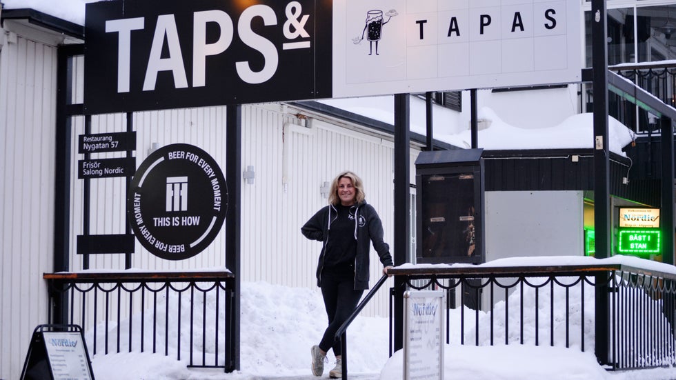 Veronica började som chef för Skellefteås taproom