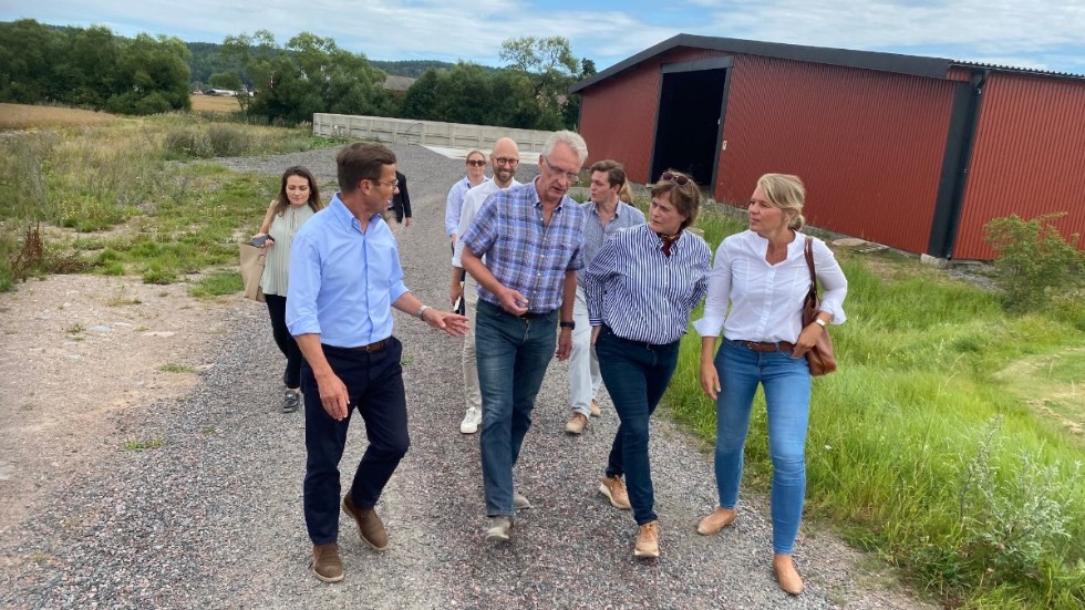 Moderatledaren på besök i myllan: "Viktiga möten"