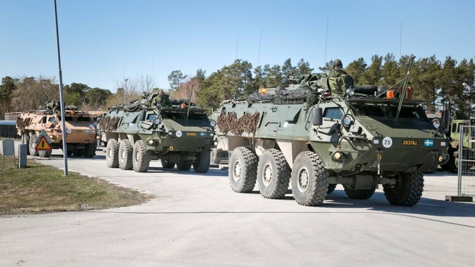 Luftvärn och jägare övar på Gotland