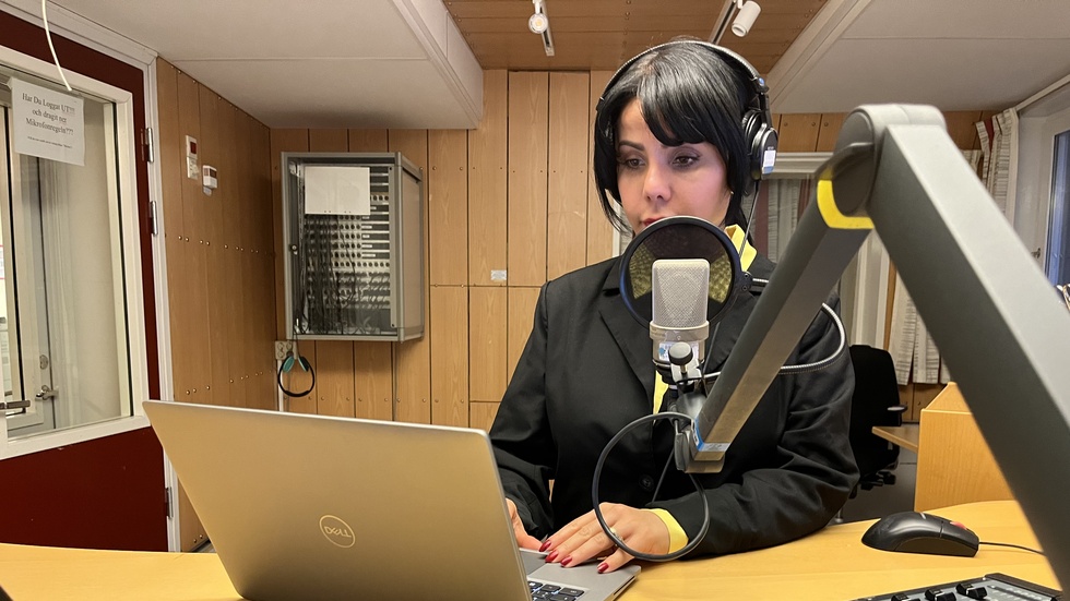 Västervikaren Samar, 45, är radions nya "korre" i Mellanöstern