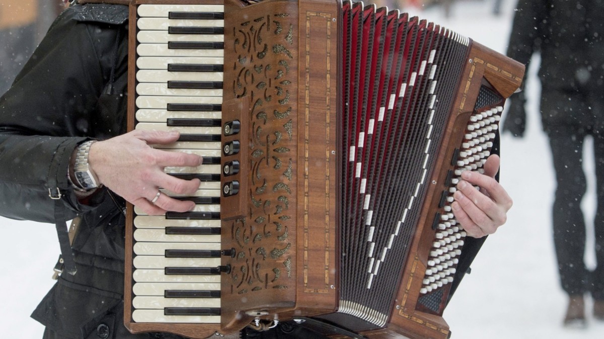 Dyrbart dragspel stulet från kyrka