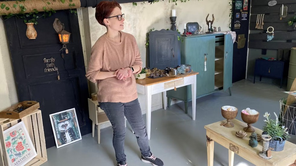 Hon ger gamla möbler nytt liv – och unik stil: ”Spännande”