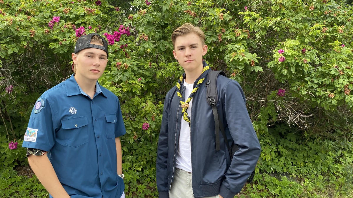 Nu drar William och Axel på scoutläger – i Sydkorea: "Overkligt"