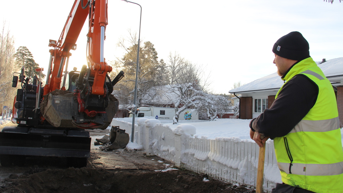 Vattenläcka i Sunnersta: "Forsade som sjutton"