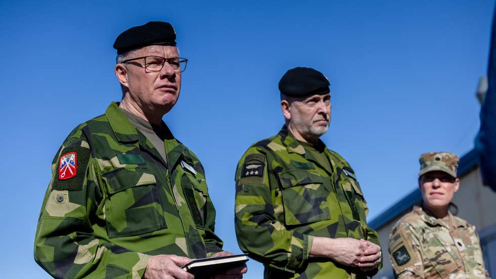 Amerikanska soldater på plats i Boden för historiska övningen