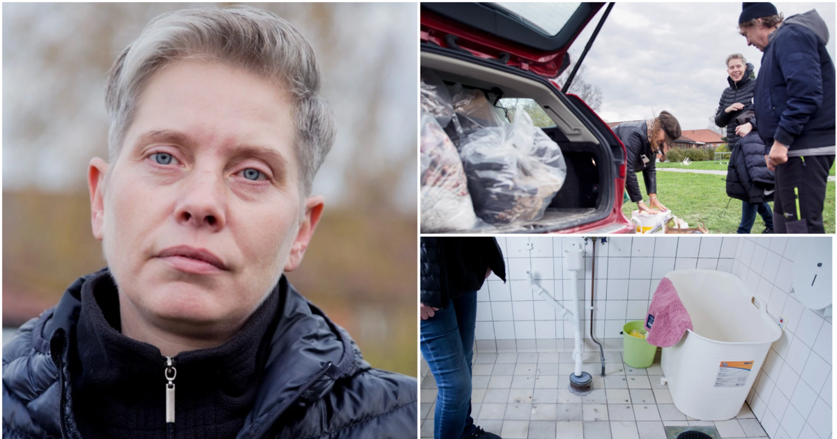 Tuff Vardag På Boendet I Klintehamn • Avloppsvattnet Rinner Ut Slitna Lokaler Beroende Av Gåvor