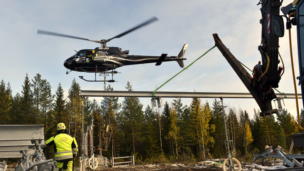 Därför flyger helikoptrar på låg höjd söder om Skellefteå