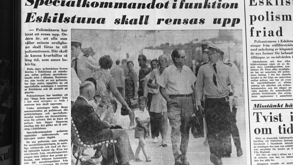 Ur arkivet: Stökiga Eskilstuna på 70-talet