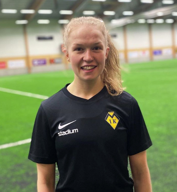 Linnea är klar för spel i Myckle IK