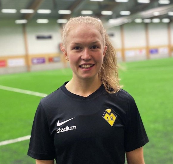 Linnea är klar för spel i Myckle IK