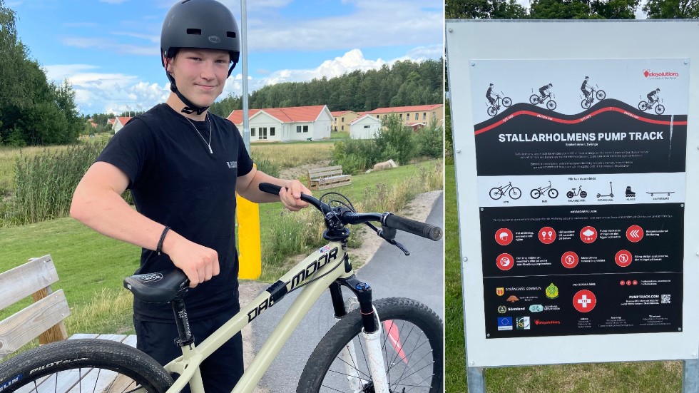 Så tar du dig runt pump track-banan på Toresunds IP