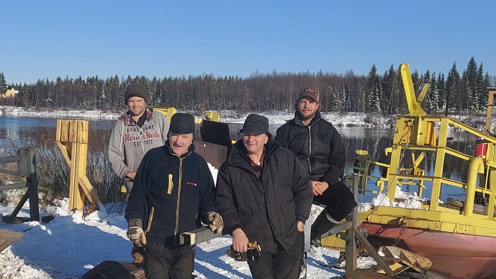 Säsongen är över för Färjan (Amalia) i Lainio