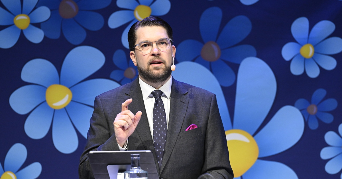 LEDARE: Sverigedemokraterna leder marschen åt höger