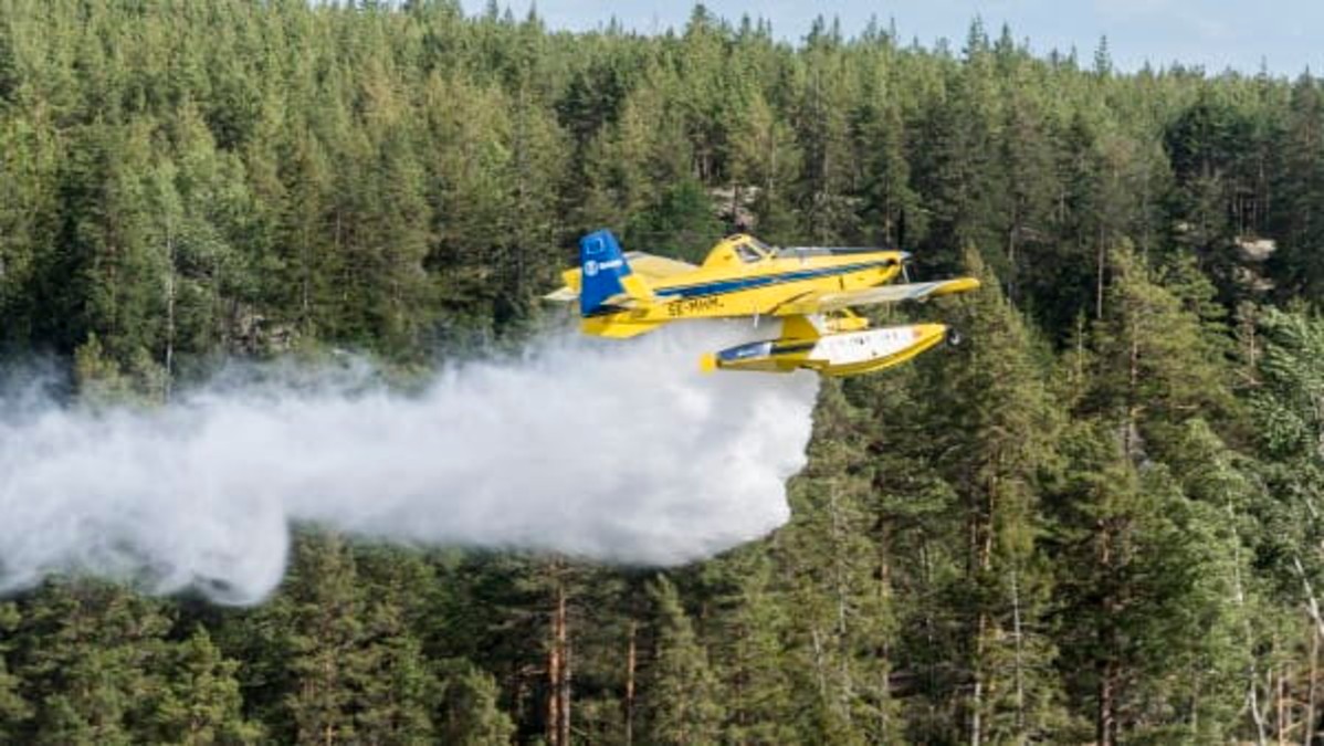 MSB:s nya flygplan bekämpar sommarens bränder