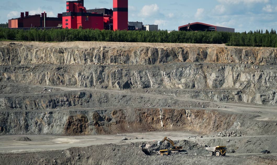 Räddningstjänsten ryckte ut på gruvbrand i Norrbotten