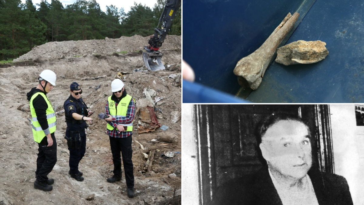 Analysen klar: Inte Sjögrens ben som grävdes upp på tippen i Etelhem ...