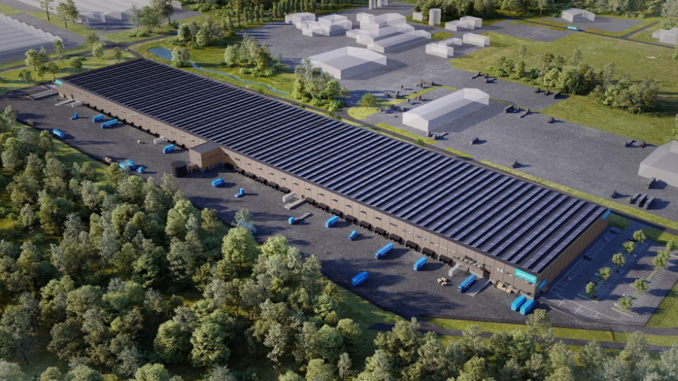 50 nya jobb när ett nytt stort lager byggs på Händelö