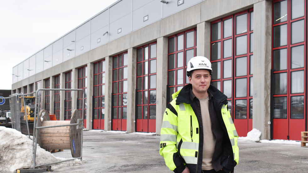 Nya brandstationen: Häng med på rundtur i storbygget