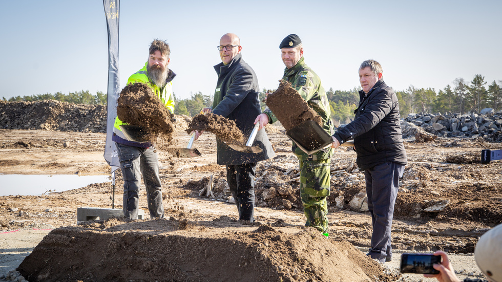 Bygget igång – så blir största huset på skjutfältet
