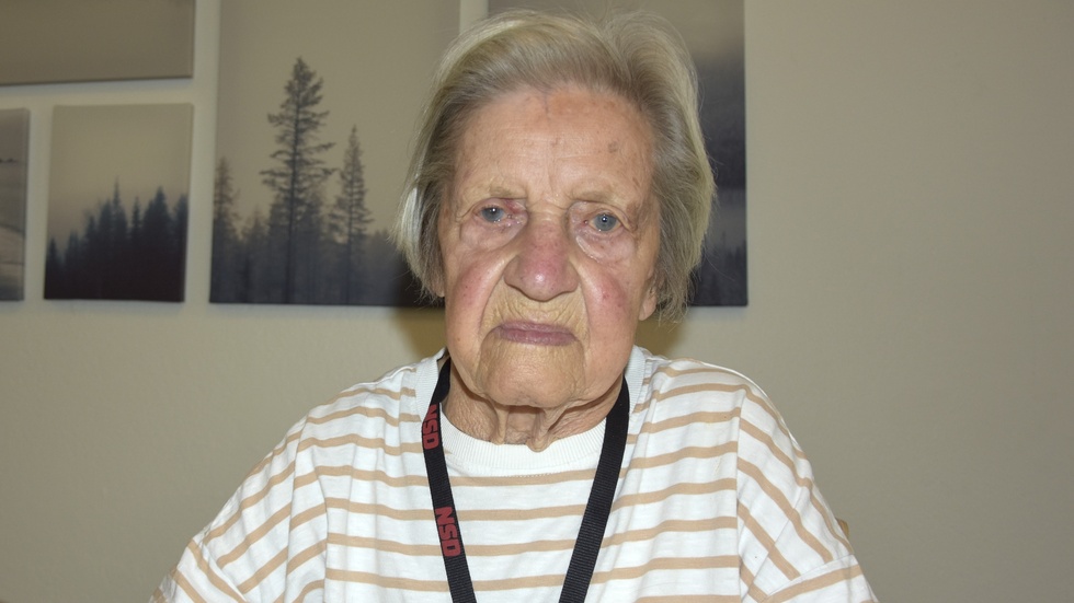 Inga-Britt, 99, ramlade illa i boendet för äldre