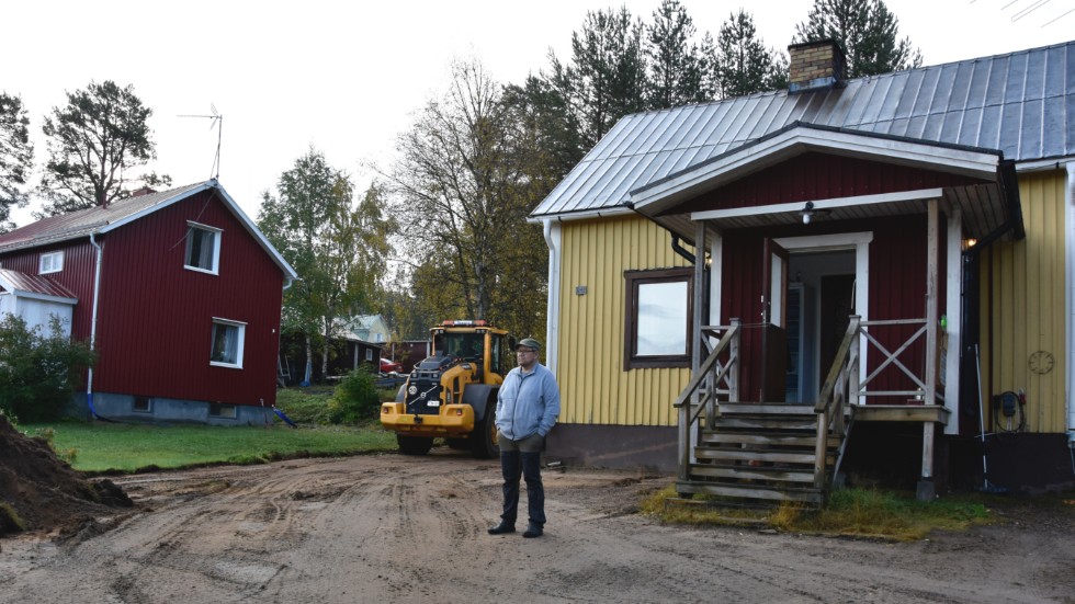 Efter bergvärmekaoset – nu får Ari huset och tomten sanerad