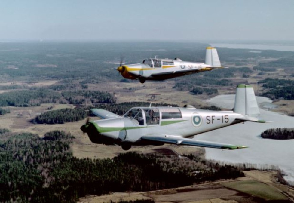 Nu fyller Saabs flygplan 75 år - firas med flyguppvisning