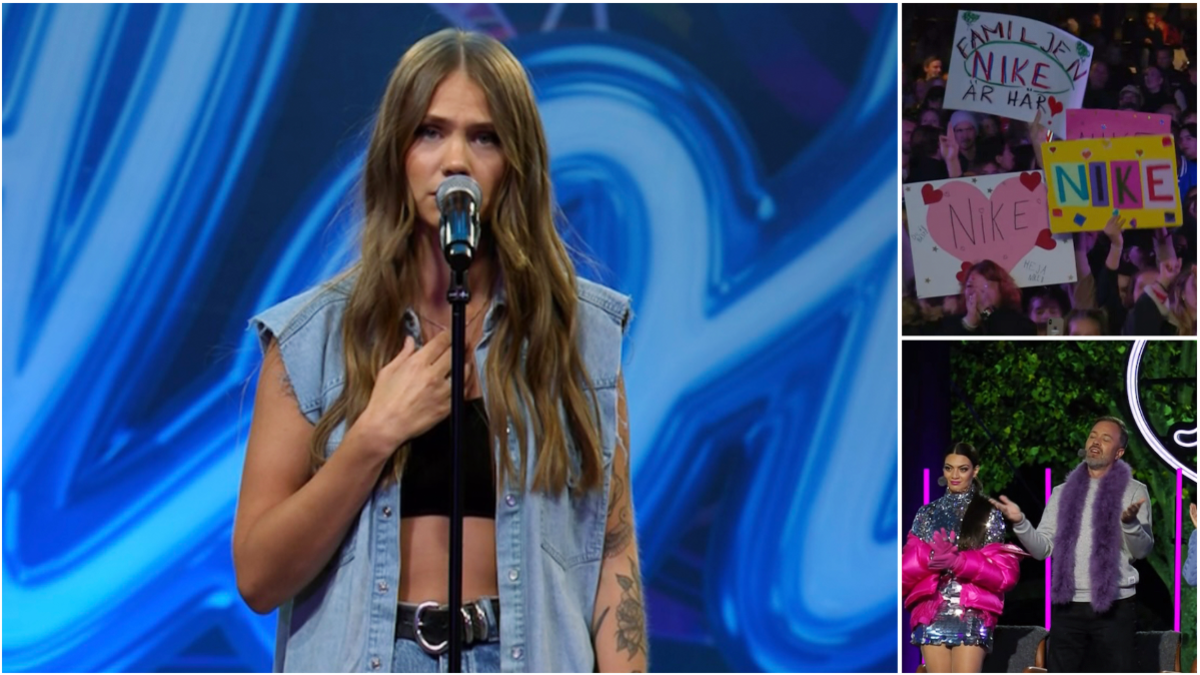 Idol-Nikes succéframträdande i direktsändning – gick vidare i tävlingen ...