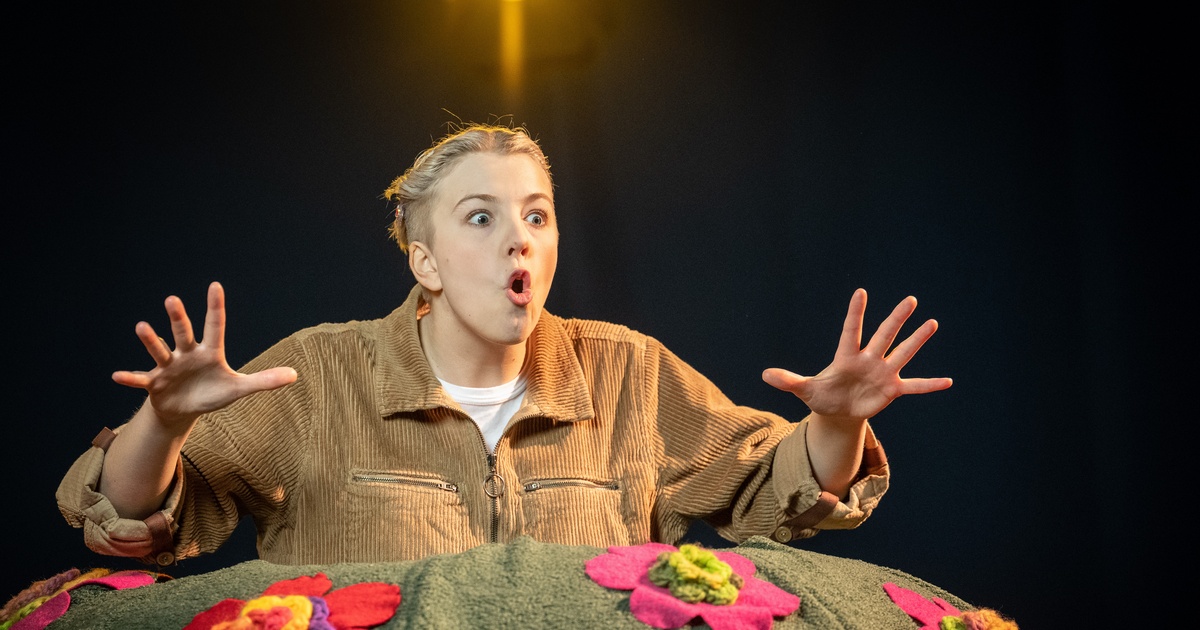 Lysande teaterupplevelse när barnen mötte Ylva-Li