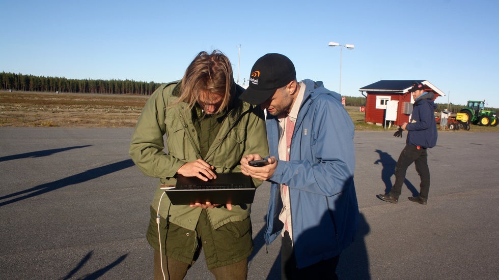 Historiskt drönartest på Skellefteå Airport – tar sju minuter till ...