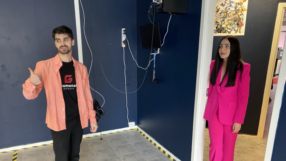 Ali och Donya satsar allt på Uppsalas nya spelcenter