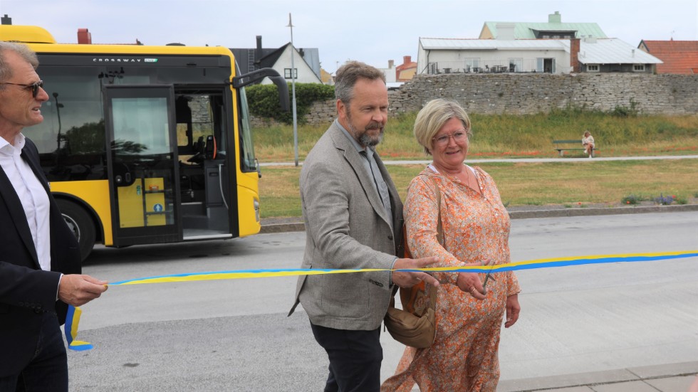 Invigning av den nya kollektivtrafiken: "Ska bli jättespännande"