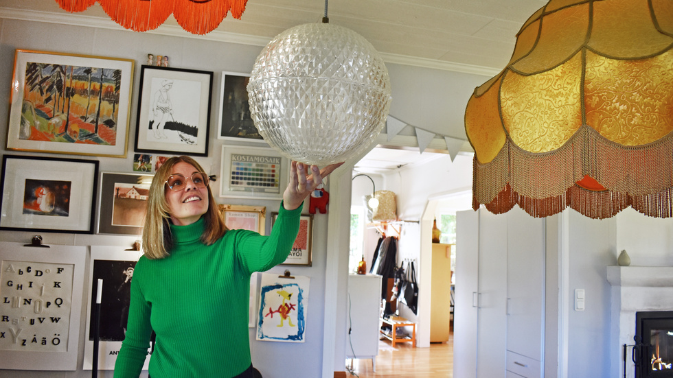 Loppisdrottningen inreder med återbrukat: "Köper inte nytt"