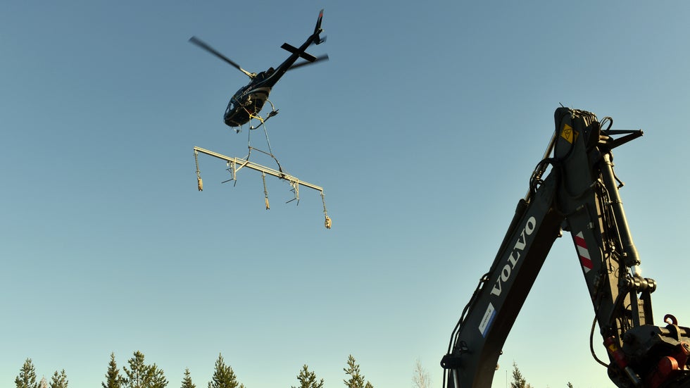 Därför flyger helikoptrar på låg höjd söder om Skellefteå