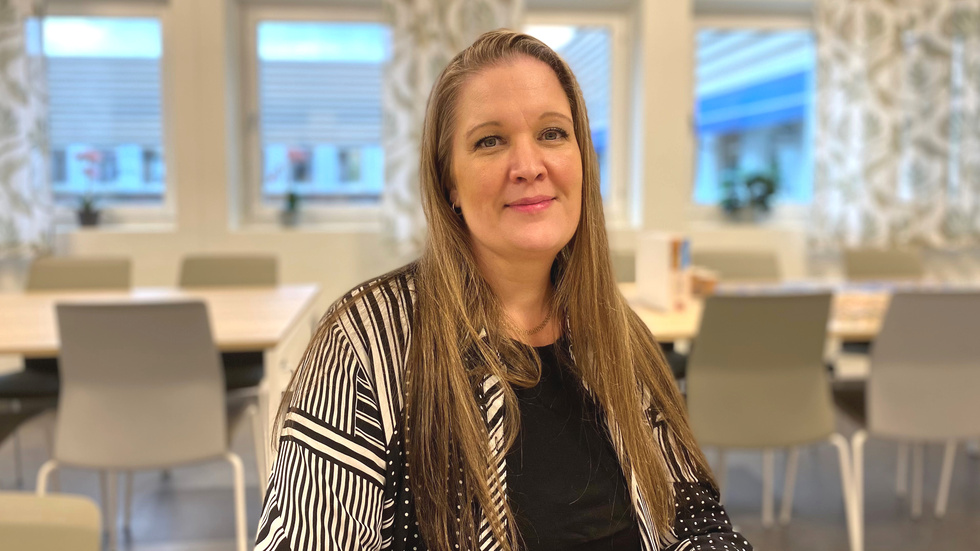 Linda, 45, är en del av den historiska klassen i Norrköping
