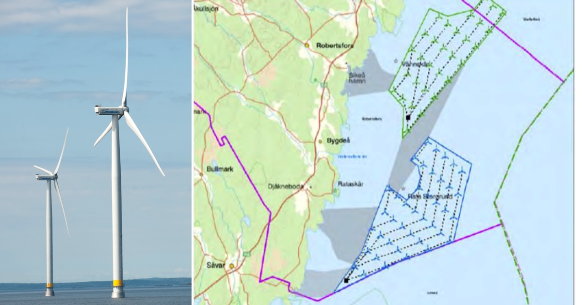 Oro för den stora vindkraftparken i havet