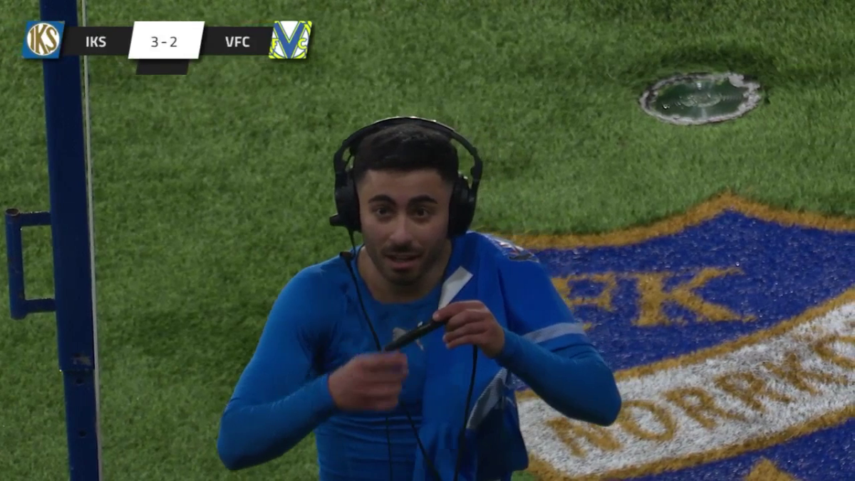 Sportens julkalender lucka 7: Khaled Qasem visar (o)teknisk briljans vid intervjupositionen