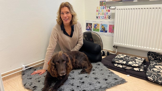 Här får eleverna hjälp att läsa – av hunden Sigge