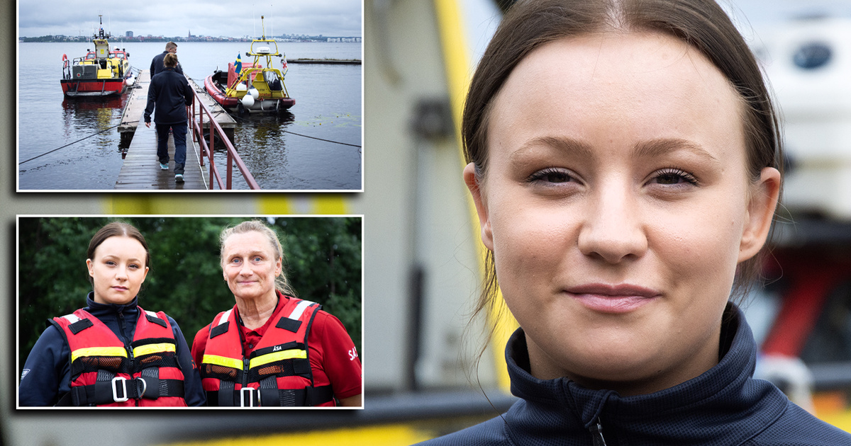 Saga, 22, är ny sjöräddare i Luleå: "Jag har stora drömmar"
