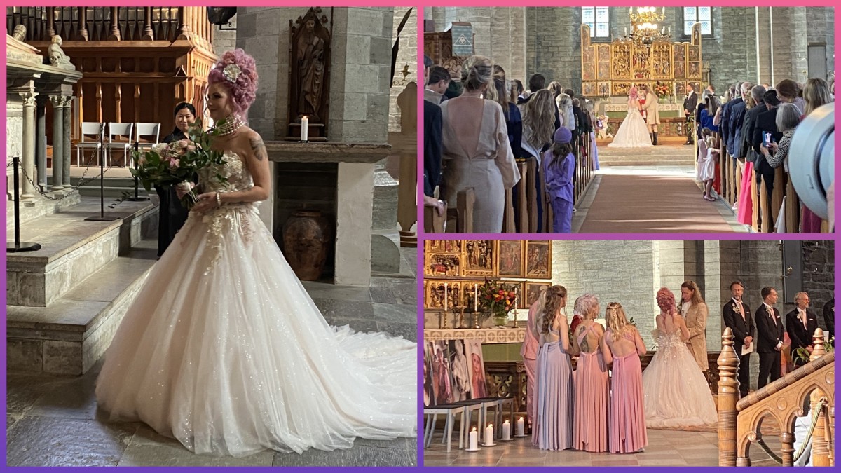 Så var Melindas och E-types bröllop – vi rapporterade live