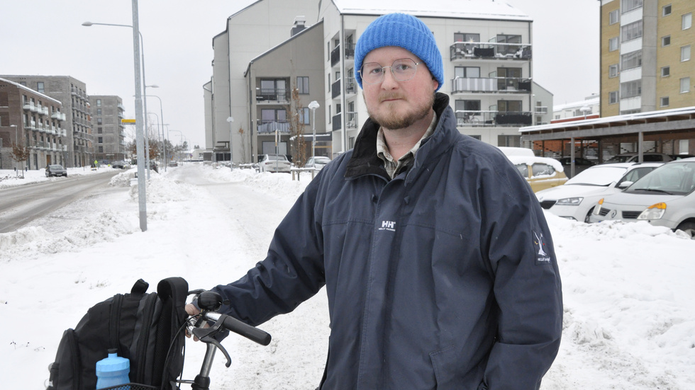 Jan har anmält snöröjningen i Uppsala – som diskriminering