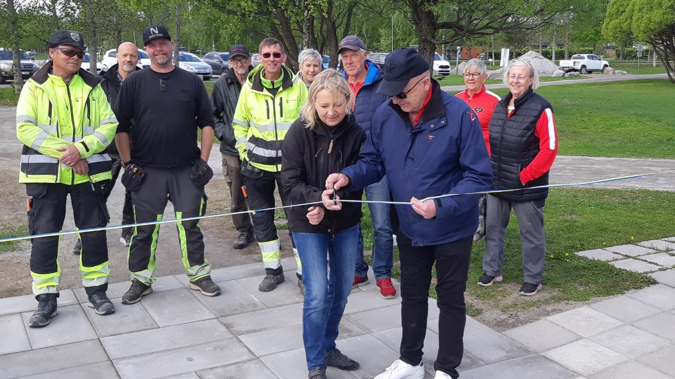 Festlig invigning av nya boulebanorna
