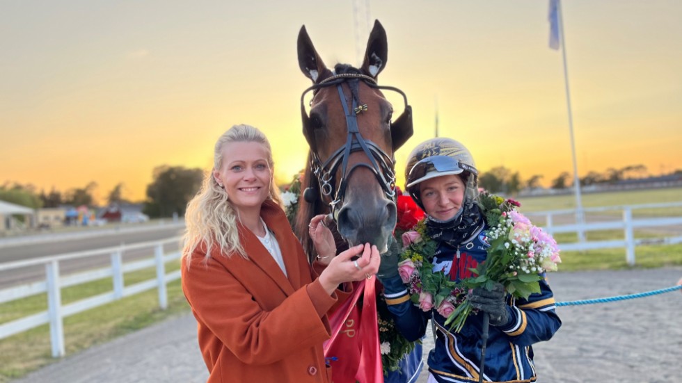 Hon fick ta emot finaste hederspriset på Visbytravet