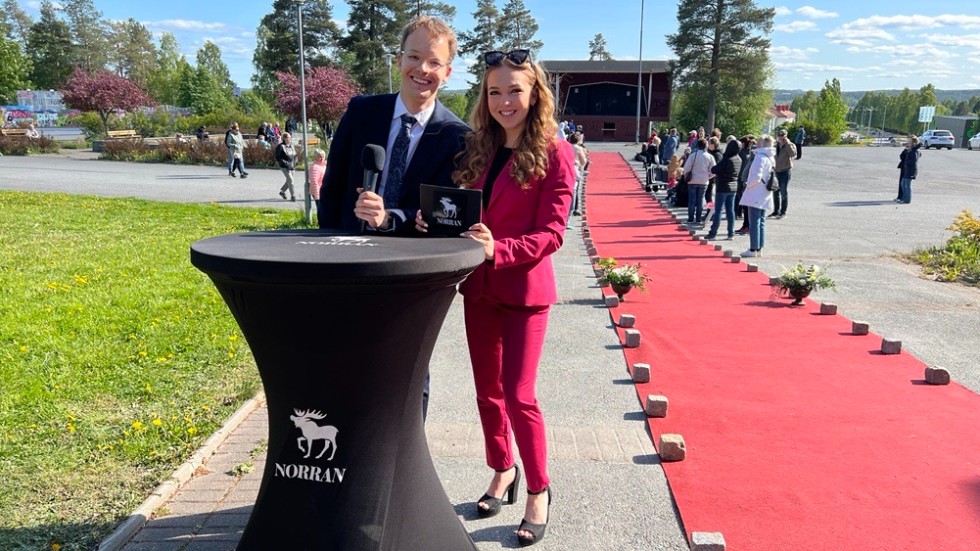 Skelleftestudenterna gjorde entré på röda mattan