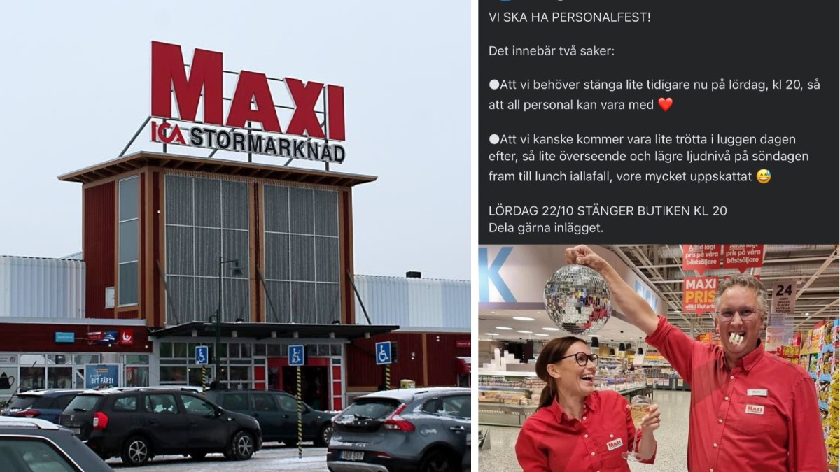 Ica Maxi varnar kunder för festtrött personal i helgen – ska ha ...