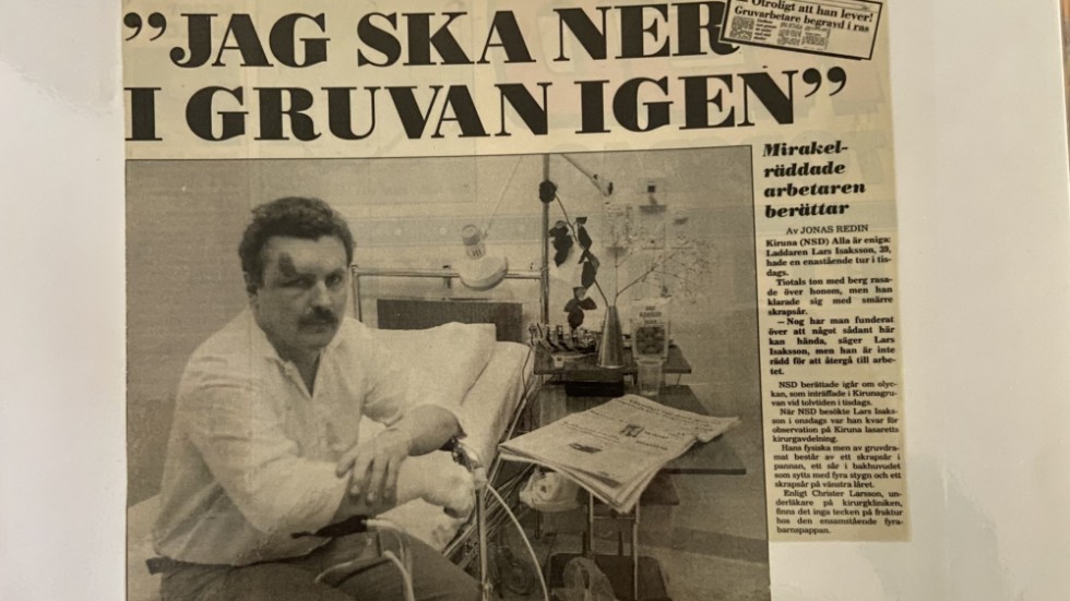 Han begravdes under tonvis med sten i gruvan • Överlevde mirakulöst ...