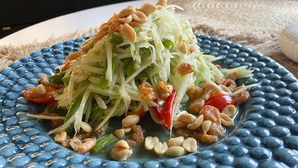 Pathitta delar med sig av thaimatstips: Stor mortel Färska asiatiska ...