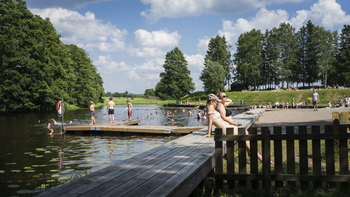 Avrådan från bad – vid tre badplatser